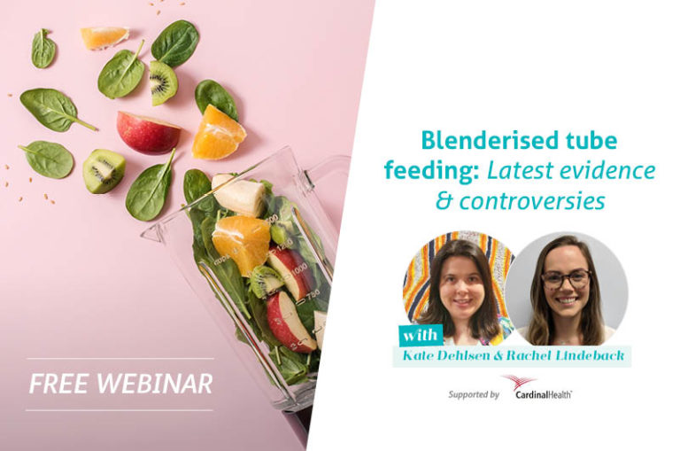 Blenderised tube feeding | Dietitian Connection